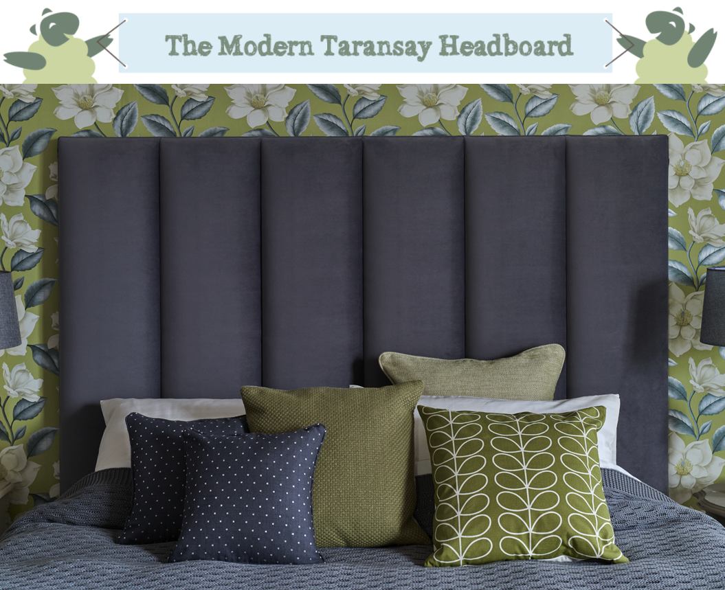 Taransay Contemporary Fluted Headboard - The Headboard Workshop Bedroom Design Advice